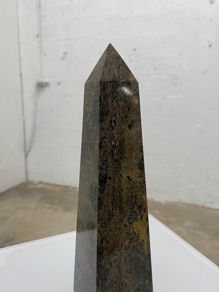 Mid-Century Marble Obelisk For Sale at 1stDibs