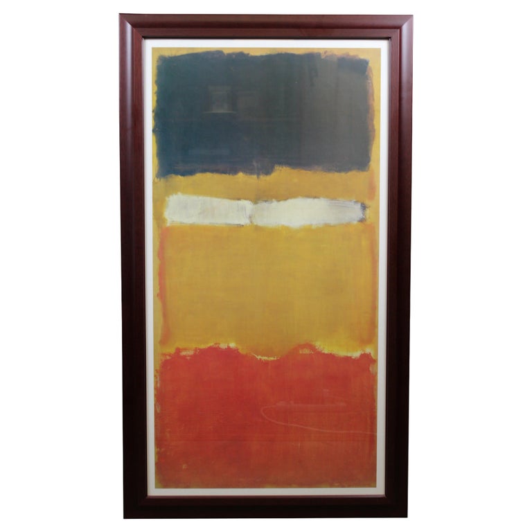 Mid Century Mark Rothko No 24 Tel Aviv Abstract Modern Lithograph Print ...