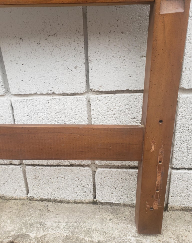 Midcentury Mazor Masterpiece Burl Walnut King Size Headboard For Sale ...