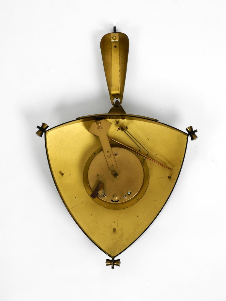 Midcentury Mechanical Atlanta Wall Clock with 10 Days Movement and with ...