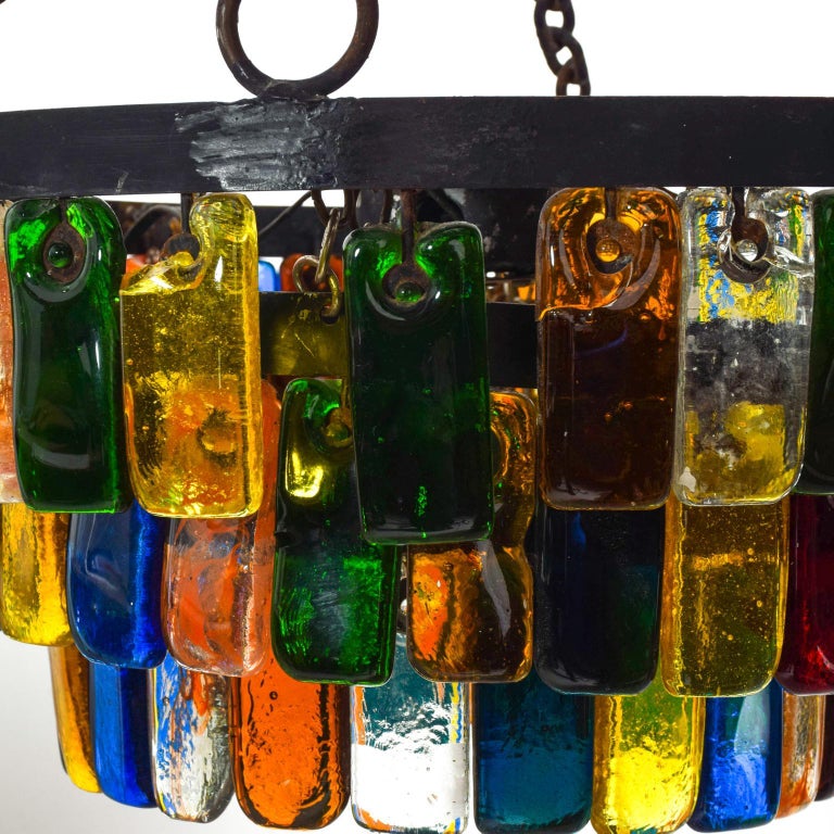 MidCentury Mexican Modernist Chandelier by FEDERS, Delfinger 3 Tiers ...