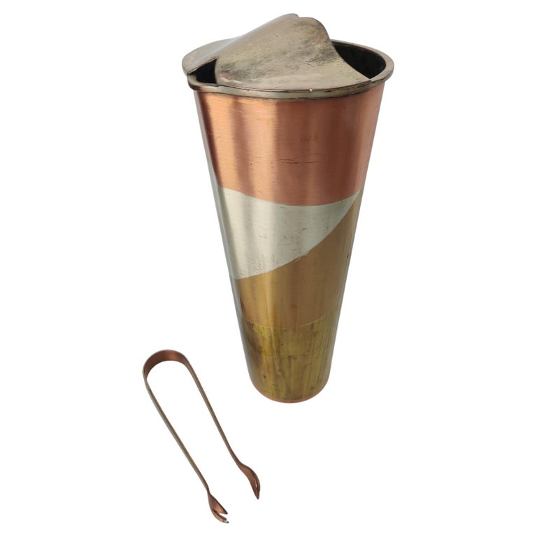 Mid Century Mexican Pitcher by Metales Casados at 1stDibs