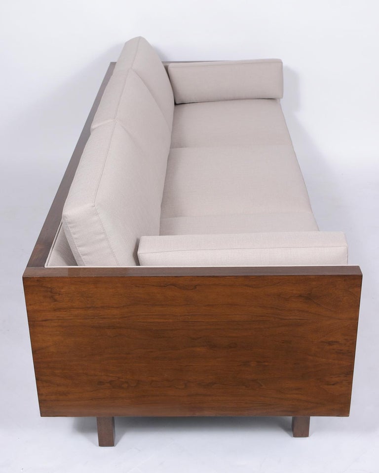 Midcentury Milo Baughman Style Sofa at 1stDibs