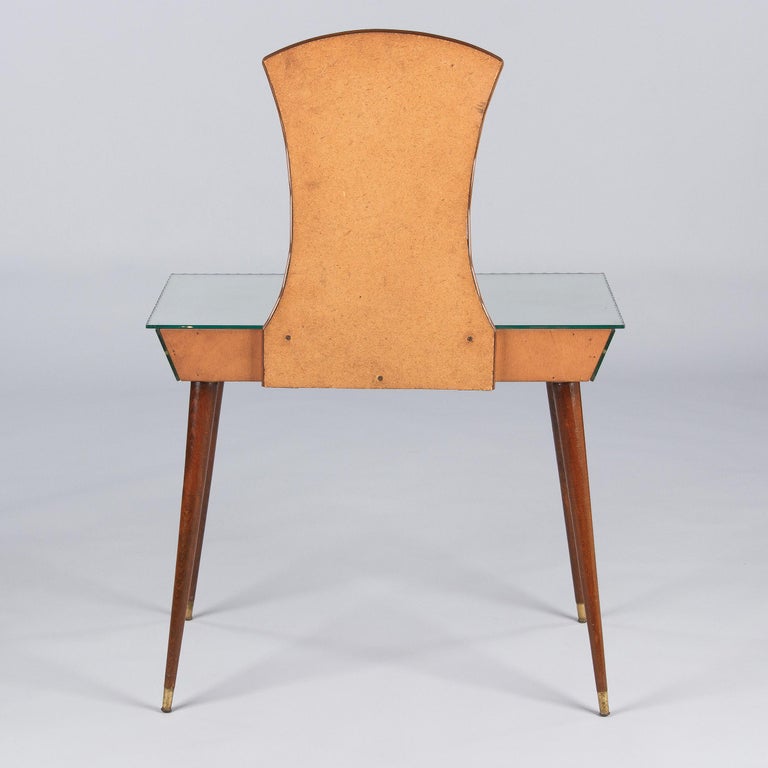 Mid-Century Mirrored Venetian Glass Vanity Table, 1950s at 1stDibs