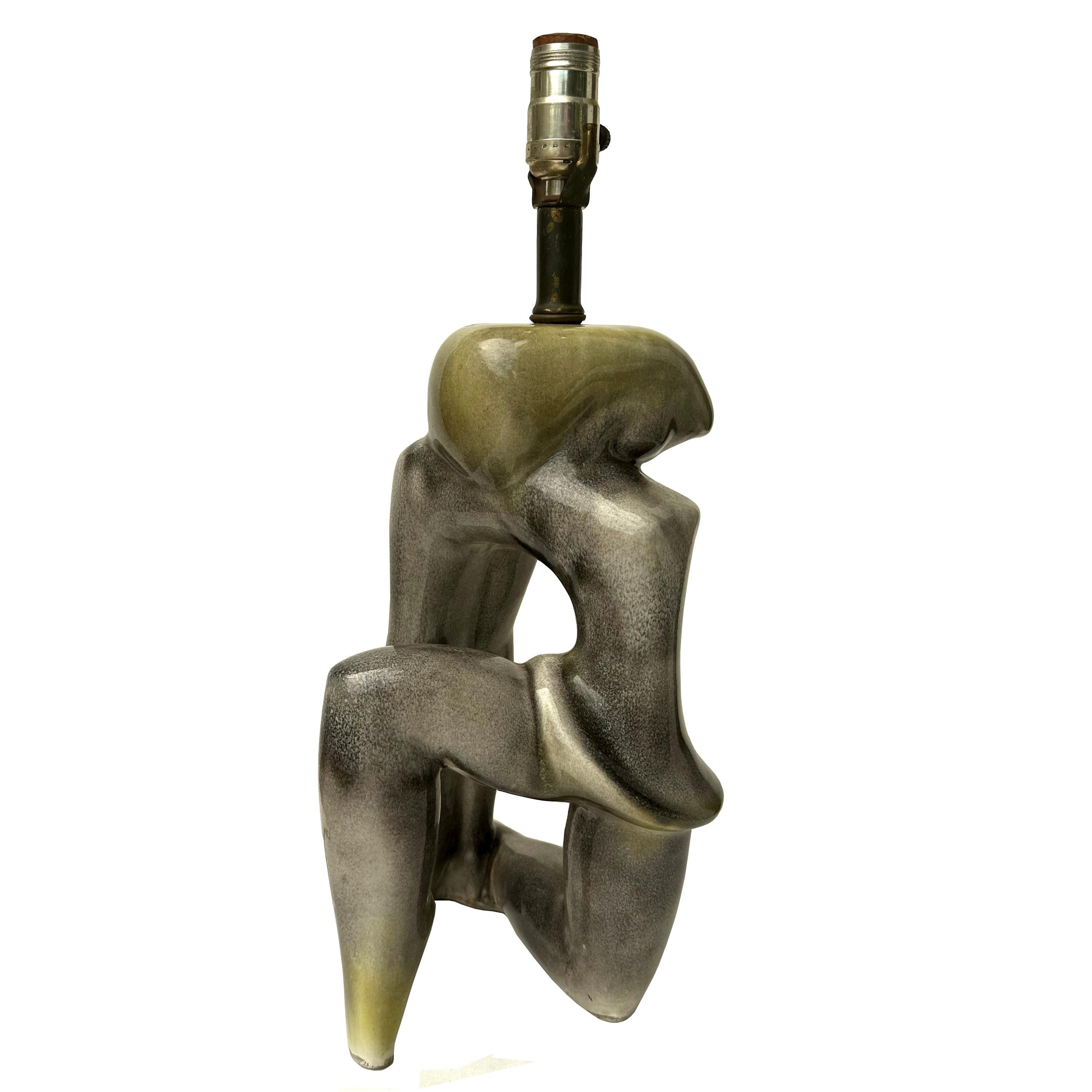 Mid Century Modern 1950s Abstract Table Lamp For Sale at 1stDibs