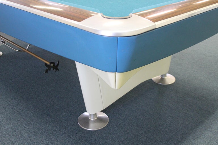 Mid-Century Modern Brunswick Gold Crown I Billiards Pool Table with ...