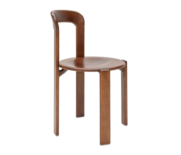 Mid-Century Modern, 8 Rey Chairs, Color Vintage Chestnut, Bruno Rey ...