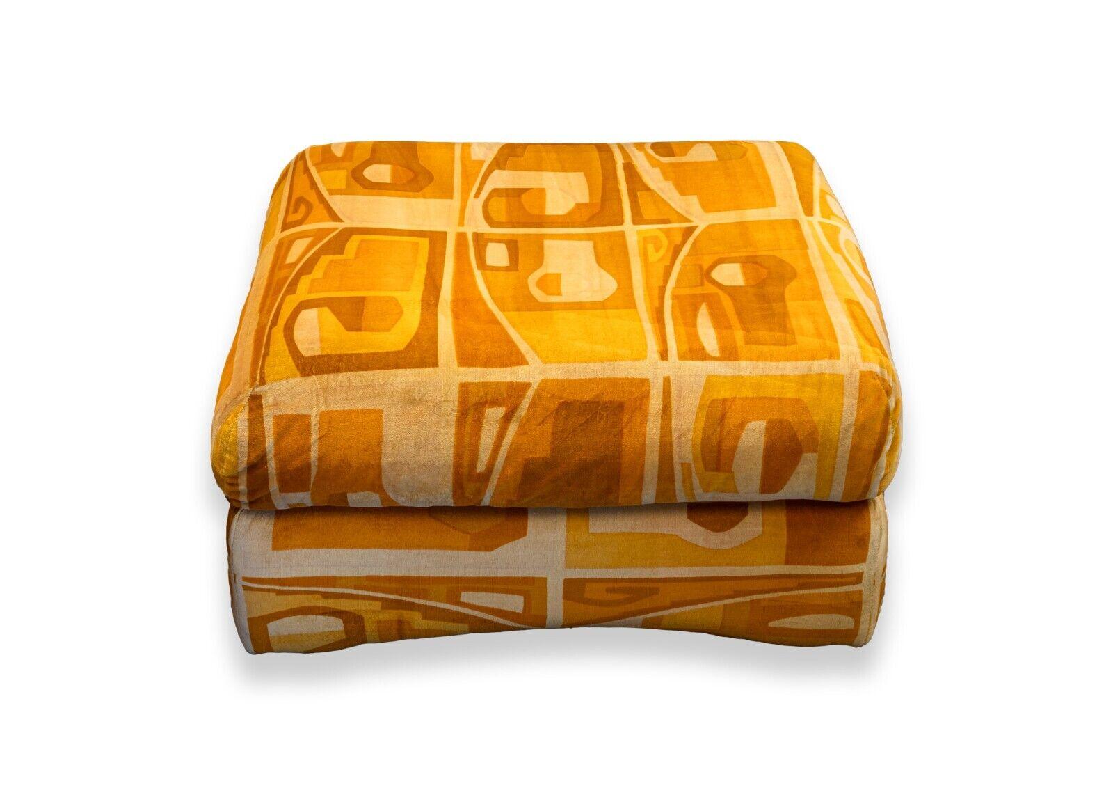Mid Century Modern 8pc Modular Lenor Larsen Style Orange Sofa Sectional ...