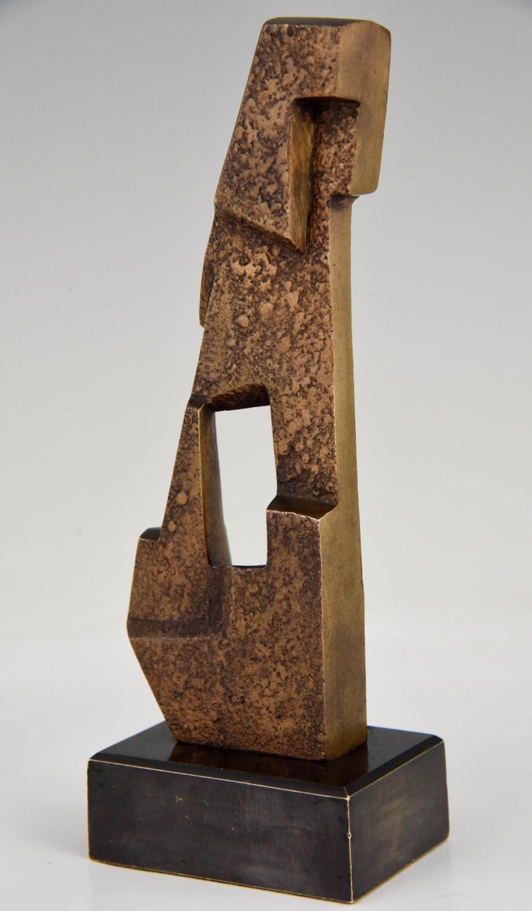 Mid-Century Modern Abstract Bronze Sculpture VSO, 1970 at 1stDibs