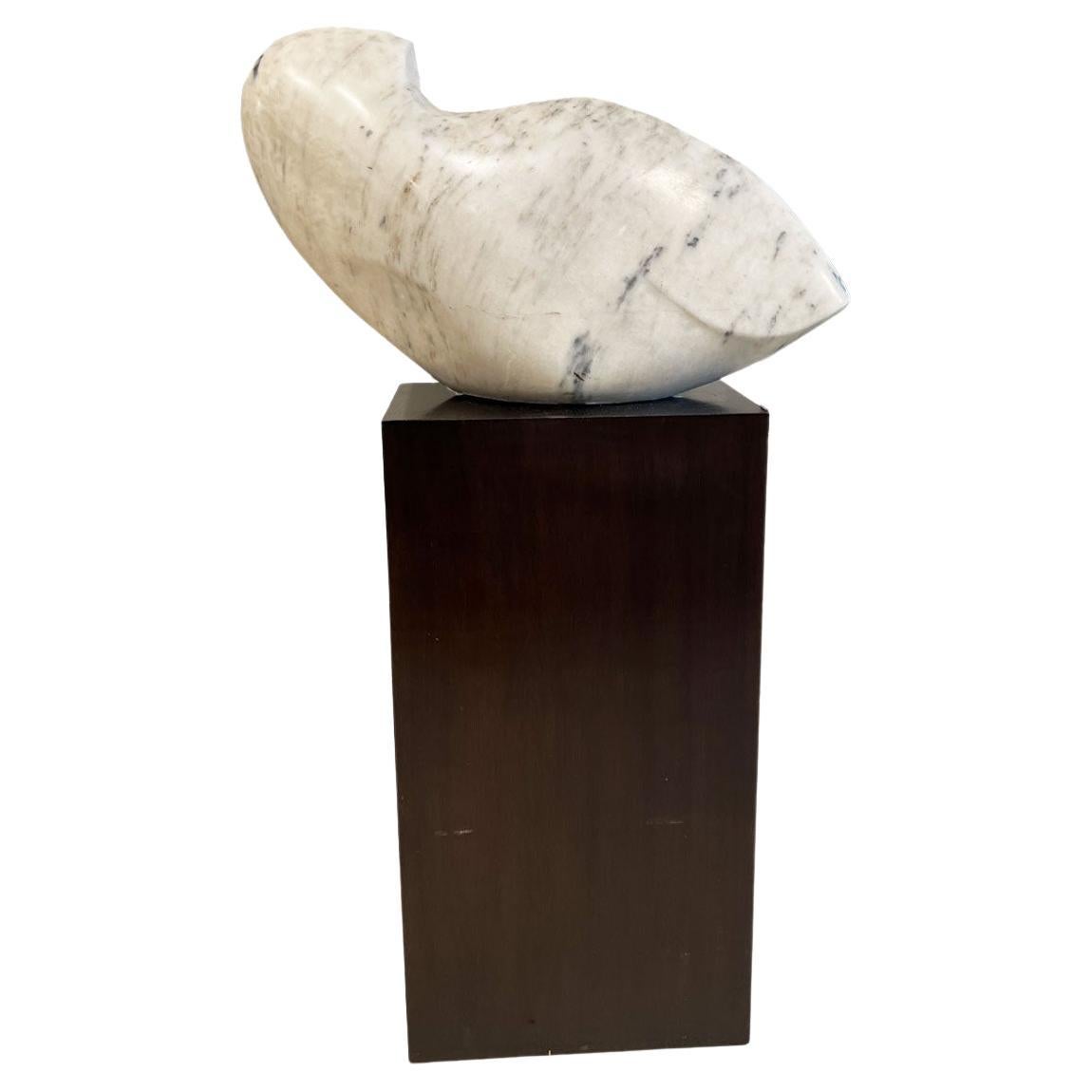 Renzo Palmerini Modern Abstract Marble 'Infinity' Sculpture at 1stDibs