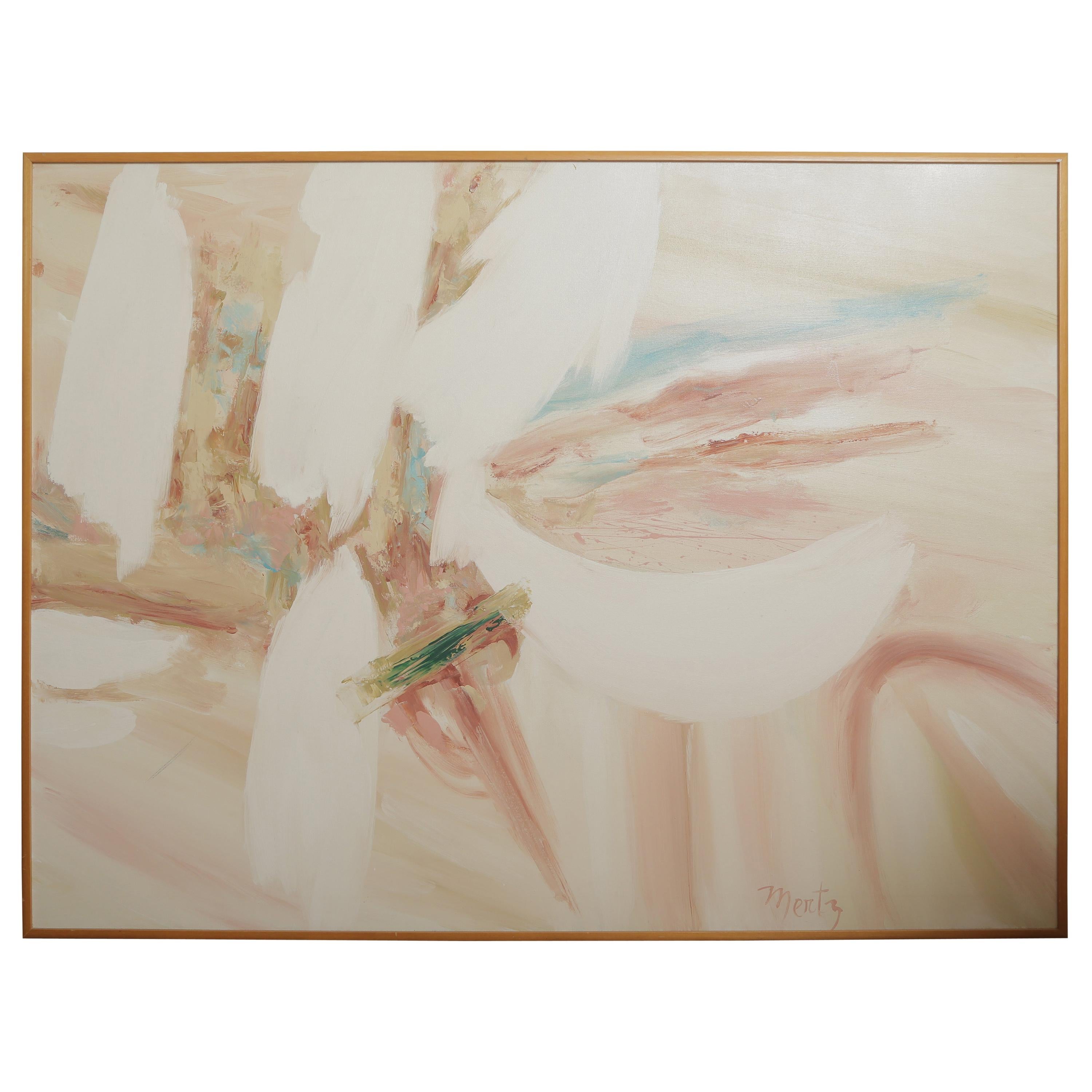 Mid-Century Modern Abstract Painting For Sale at 1stdibs