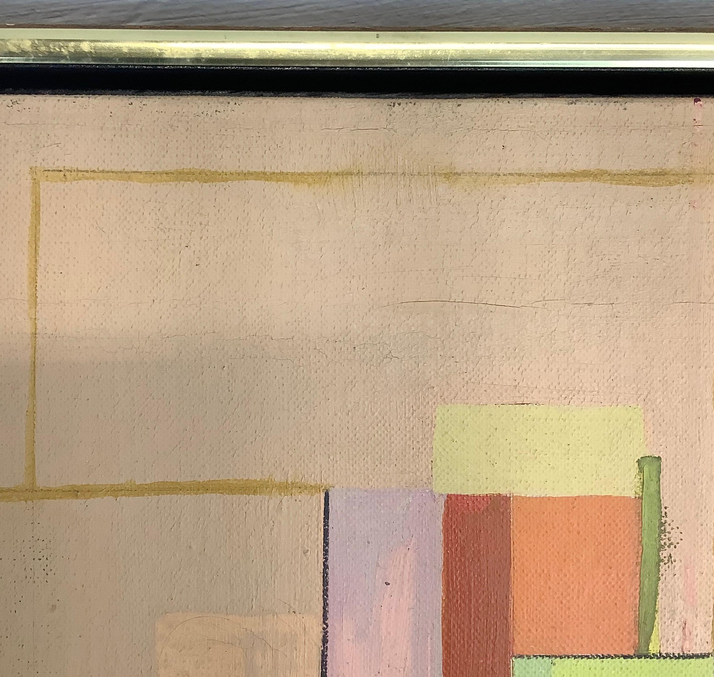 Mid-Century Modern Abstract Painting, “Inter-Space” at 1stDibs