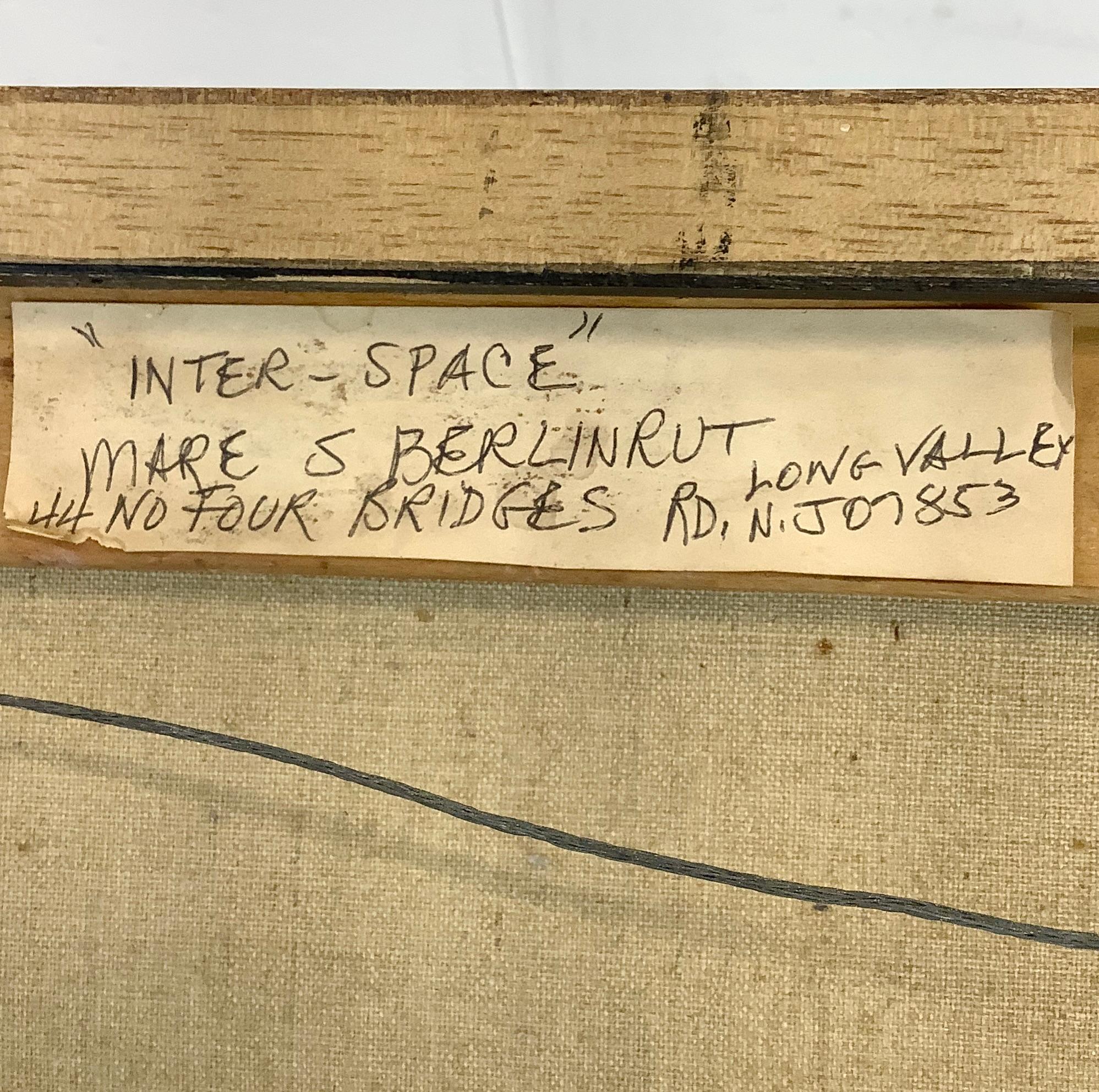 Mid-Century Modern Abstract Painting, “Inter-Space” at 1stDibs