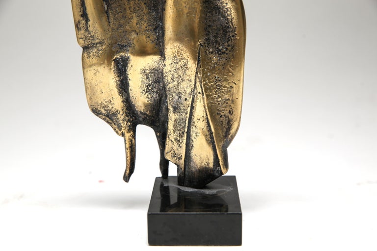 Mid-Century Modern Abstract Sculpture in Bronze at 1stDibs