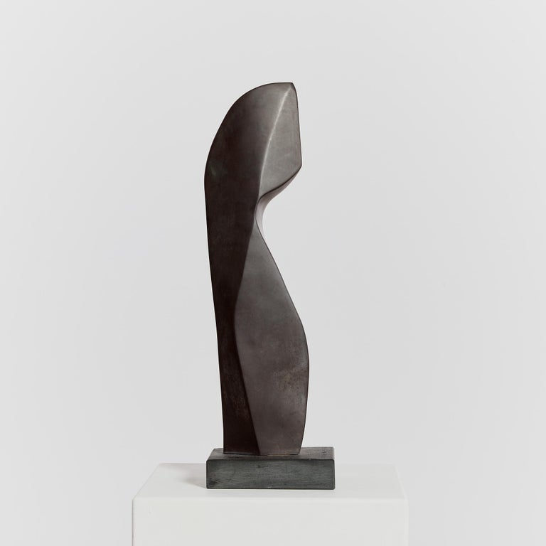 Mid-Century Modern Abstract Slate Sculpture, Signed and Numbered at 1stDibs