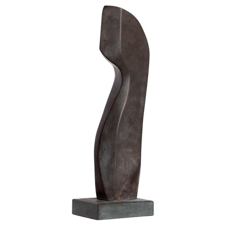 Mid-Century Modern Abstract Slate Sculpture, Signed and Numbered at 1stDibs