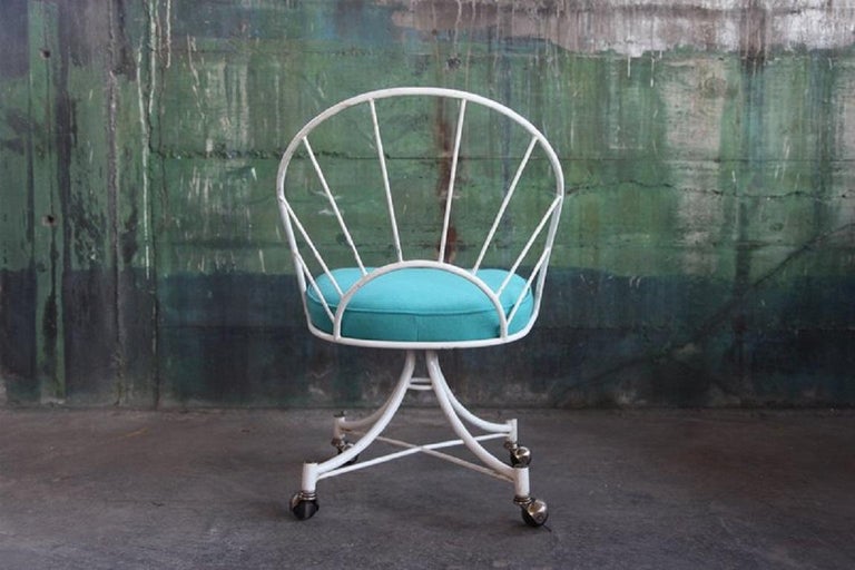 Mid-Century Modern Acapulco Style Rolling Office Chair, 1960s For Sale ...