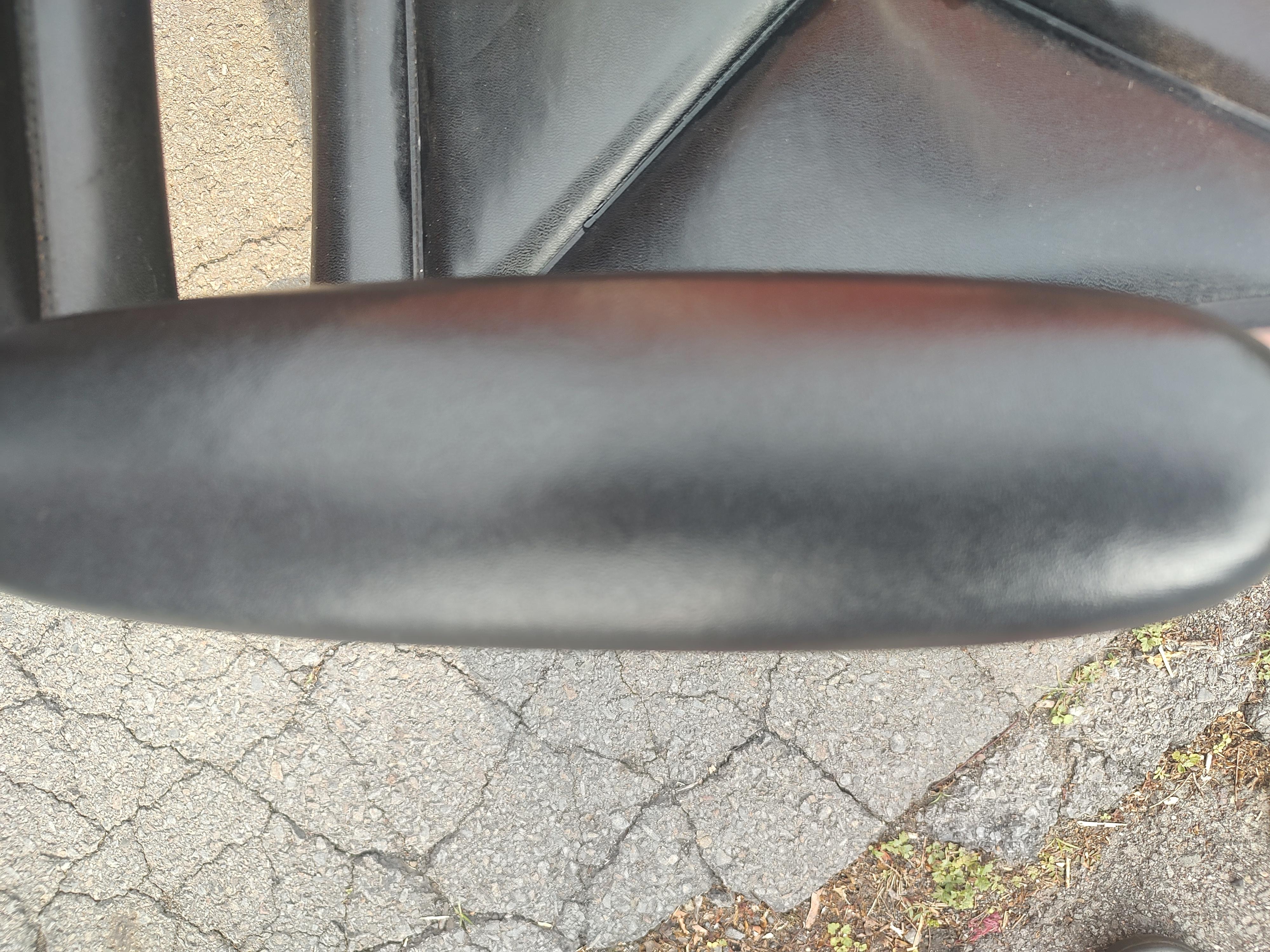 Mid-Century Modern Airport Tandem Seat by Eames Aluminum with Leather ...