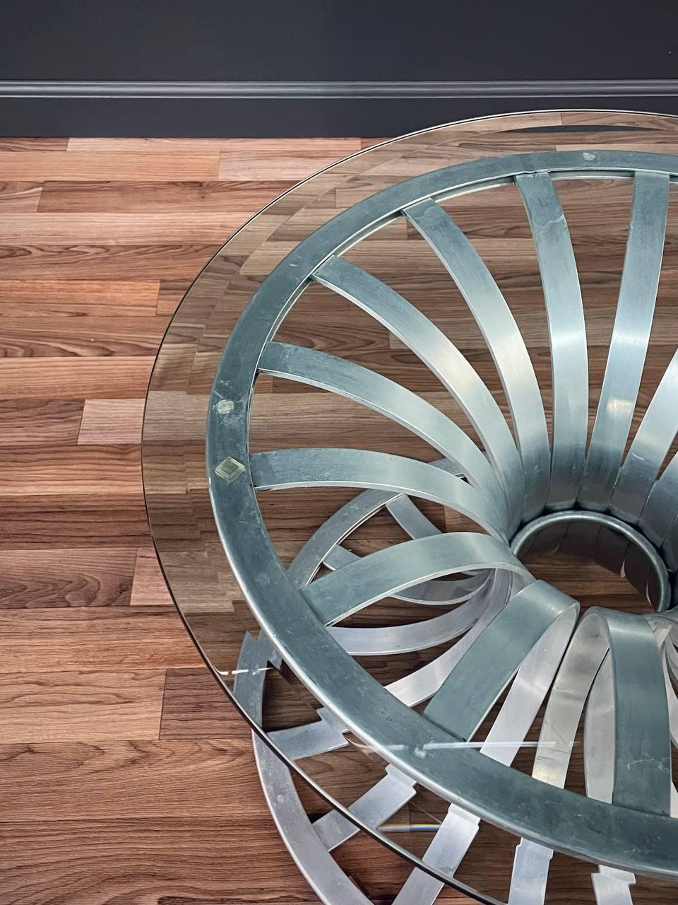 Mid-Century Modern Aluminum Side Table by Russell Woodard For Sale at ...