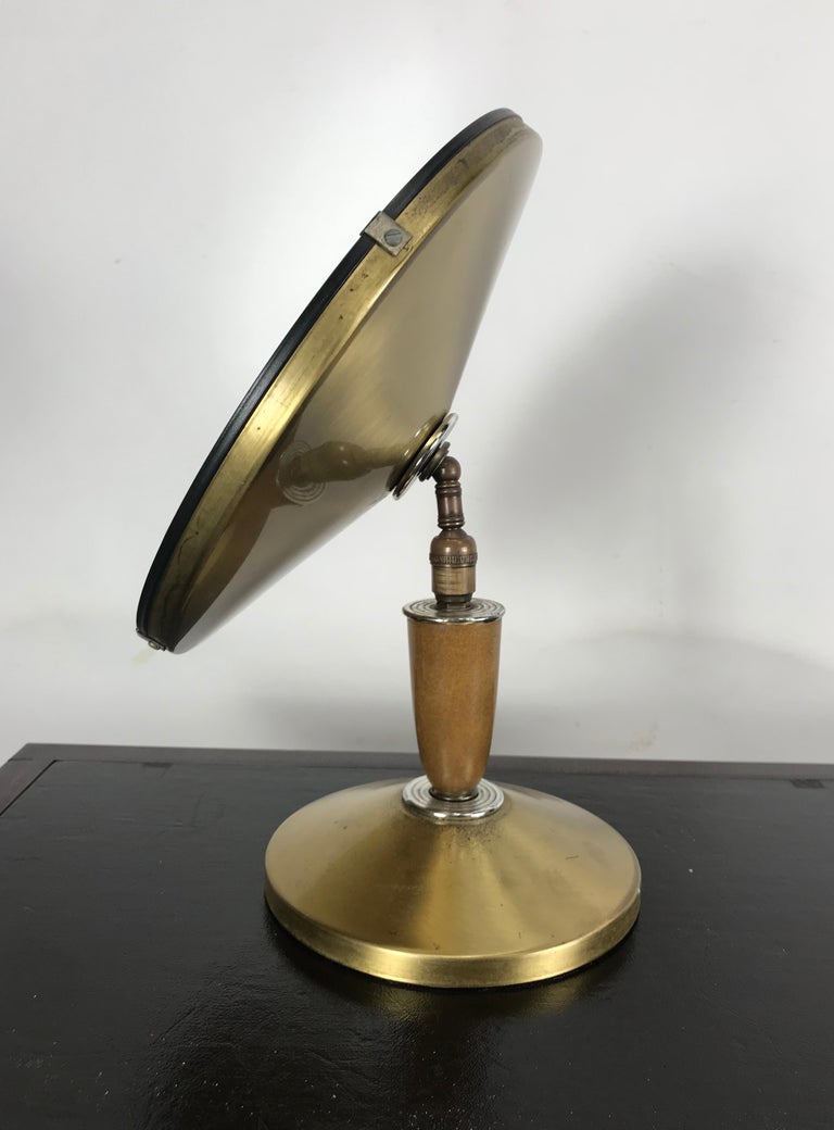 Mid-Century Modern Aluminum Stylized Jeweler's Counter Mirror For Sale ...