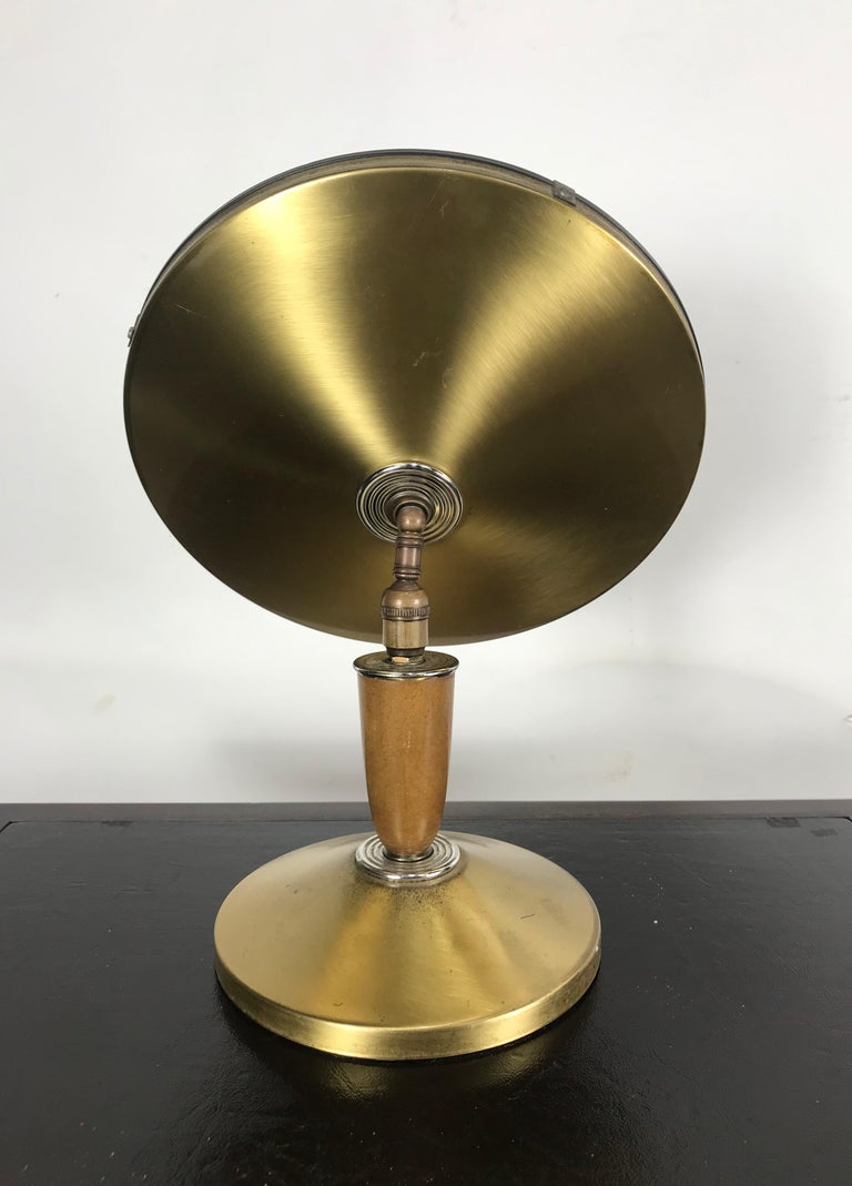 Mid-Century Modern Aluminum Stylized Jeweler's Counter Mirror For Sale ...