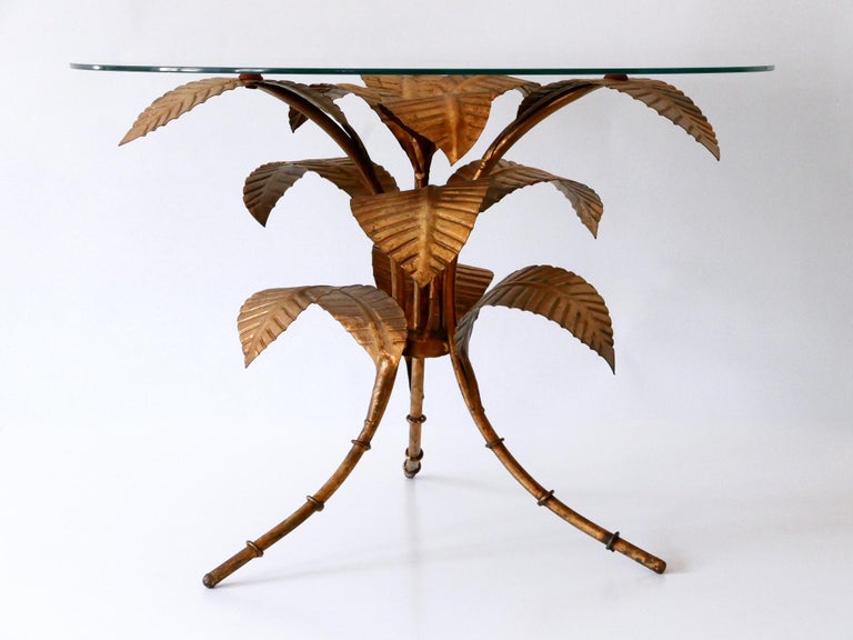 Mid-Century Modern Amazing Palm Leaves Coffee Table by Hans Kögl ...