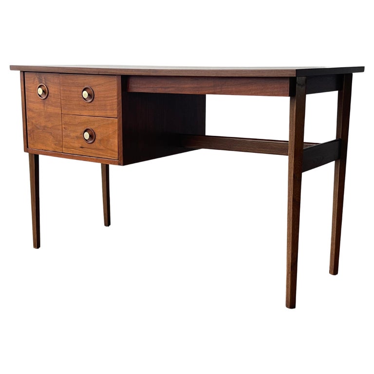 Mid-Century Modern American of Martinsville Walnut Writing Desk For ...