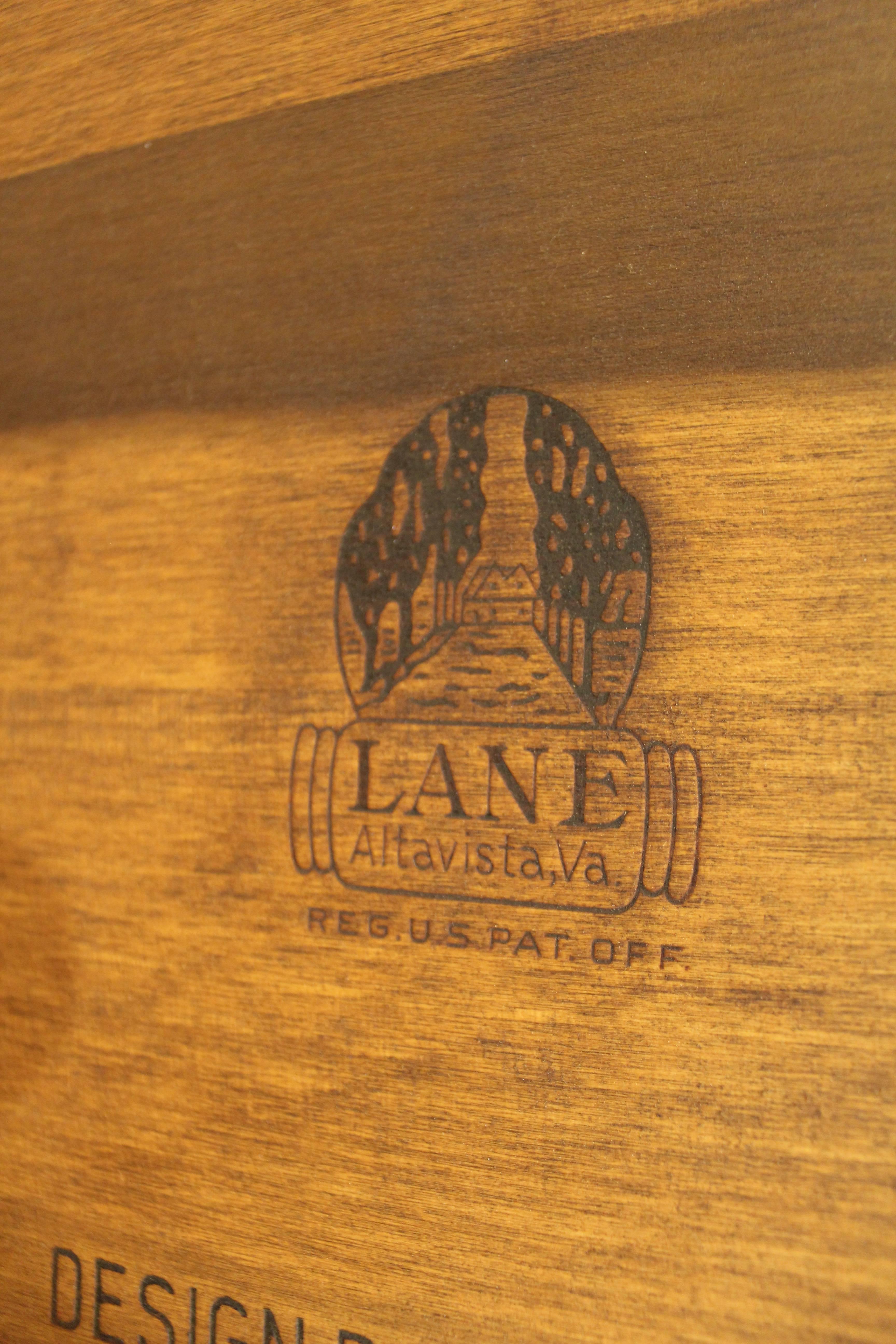 Mid-Century Modern Andre Bus Lane "Acclaim" Walnut Oak Square Coffee ...
