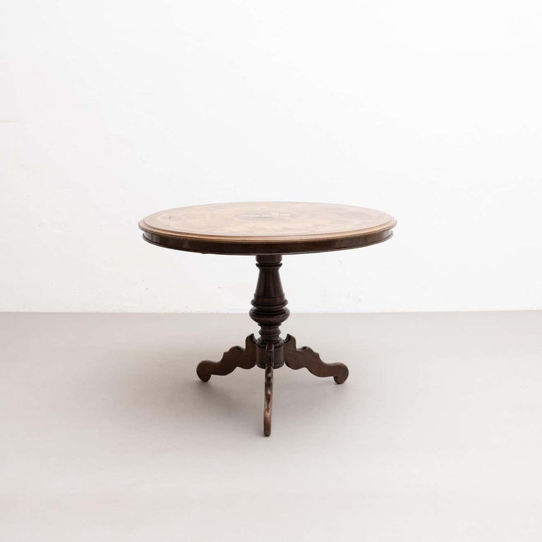 Mid-Century Modern Articulated Wood Side Table, Circa 1960 For Sale at ...