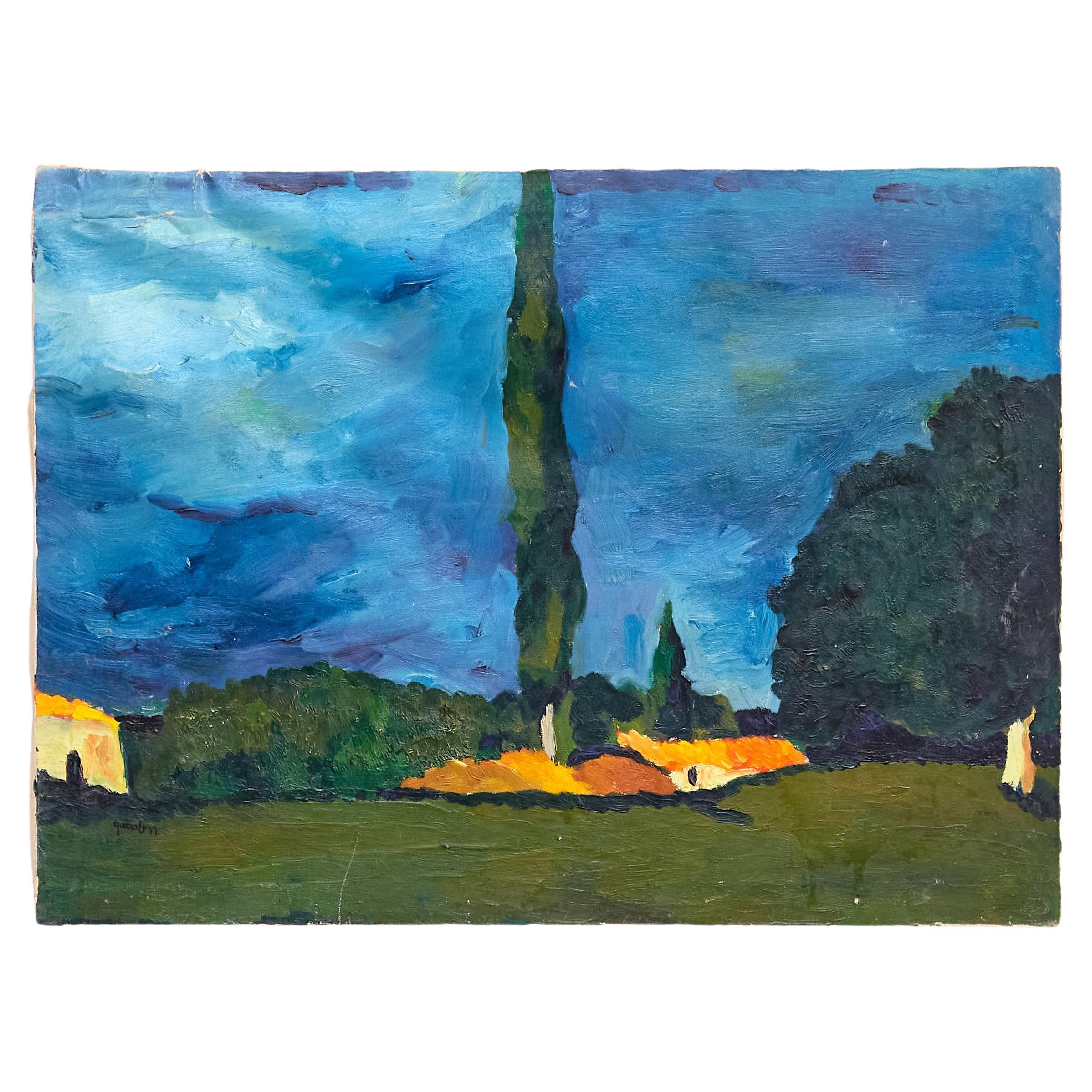 Eunice Jensen Parsons Mid-Century Northwest Painting, circa 1959 For ...