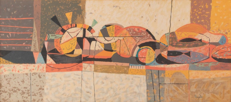 Mid-Century Modern Artwork Print by Neil S. Fujita For Sale at 1stDibs