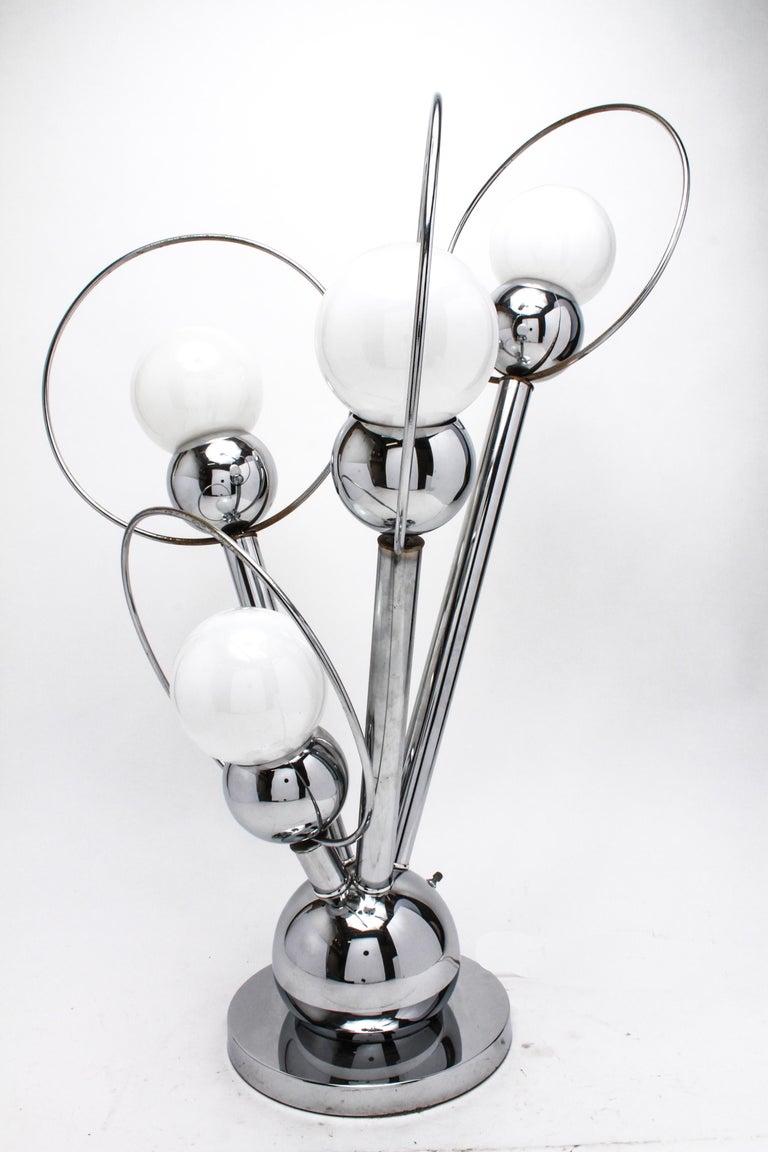 Mid-Century Modern Atomic Era Sputnik Table Lamp at 1stDibs