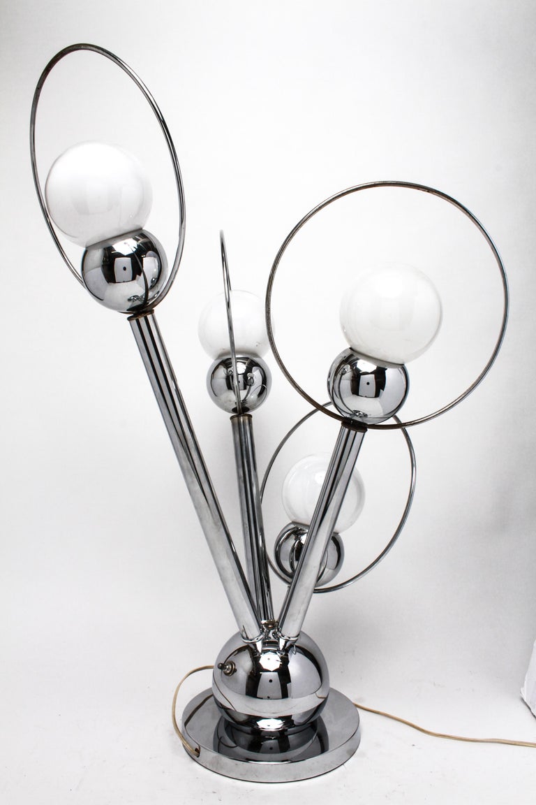 Mid-Century Modern Atomic Era Sputnik Table Lamp at 1stDibs
