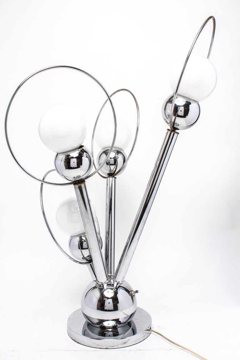Mid-Century Modern Atomic Era Sputnik Table Lamp at 1stDibs