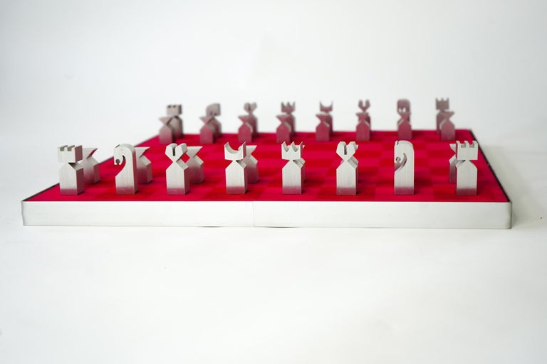 Mid-Century Modern Austin COX Chess Set for ALCOA For Sale at 1stDibs