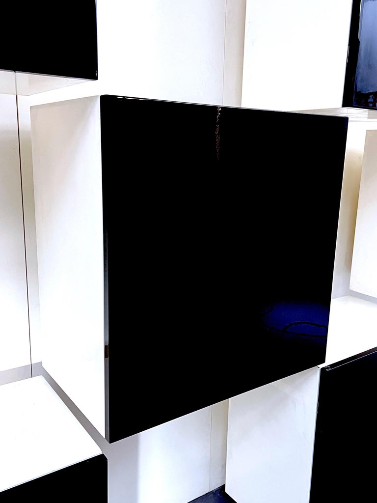 Mid-Century Modern backlight wall modular system by Acerbis. Italy ...