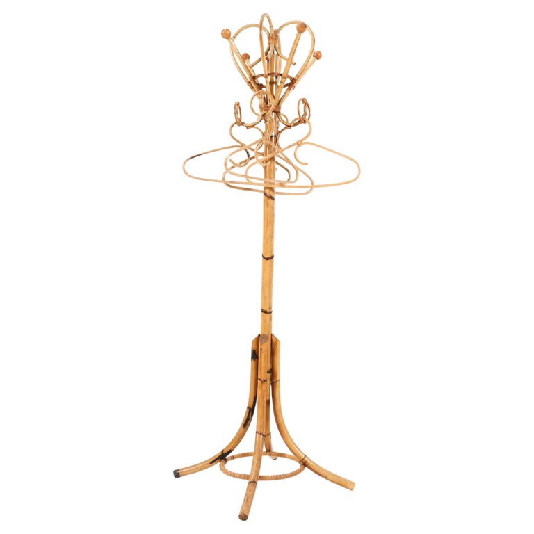 Mid-Century Modern Bamboo Coat Rack Franco Albini Style, 1960s For Sale ...