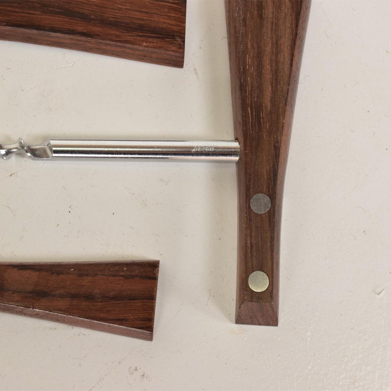 Mid-Century Modern Bar Set Accessories, Rosewood Stainless Japan at ...