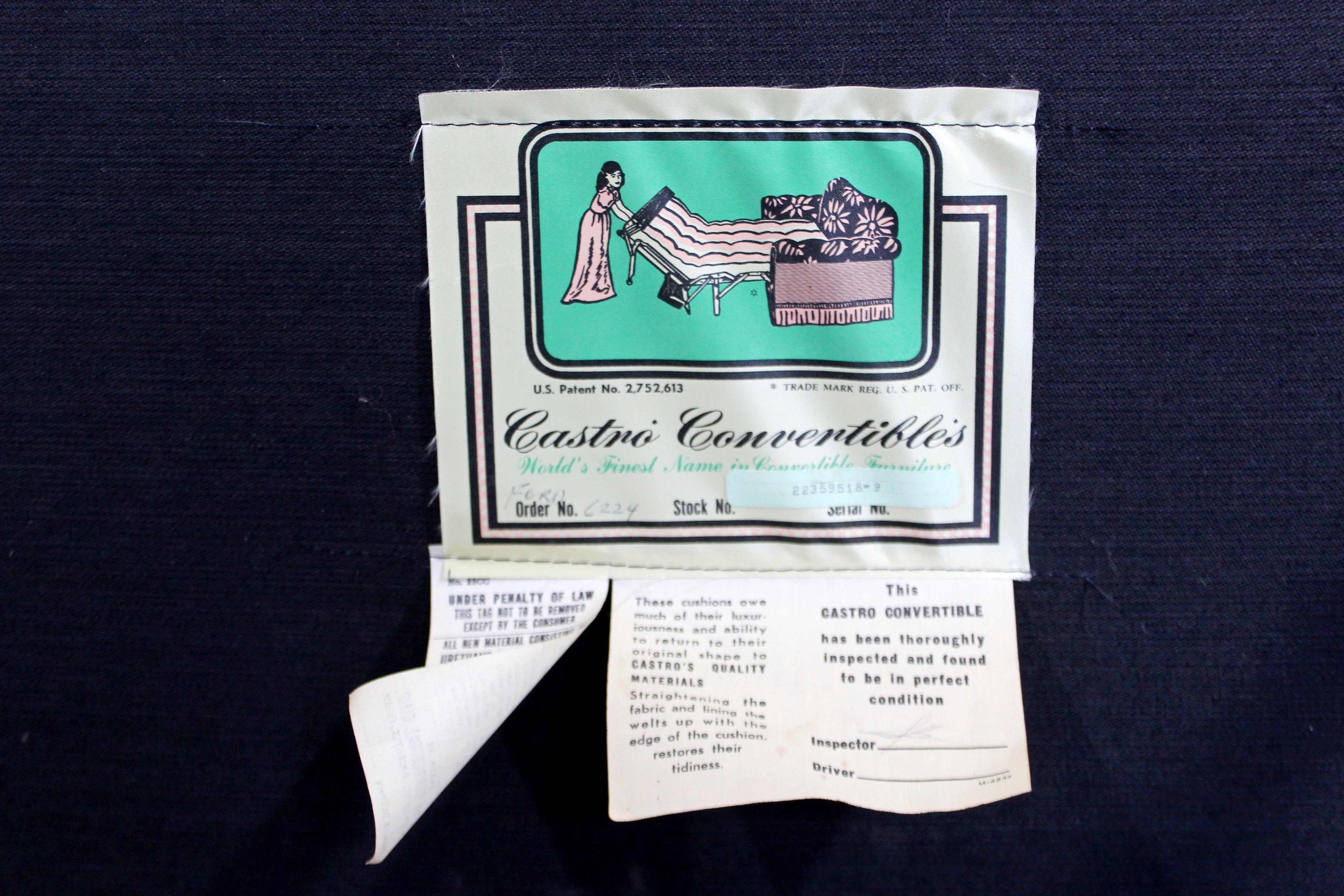 Mid-Century Modern Baughman Castro Convertibles Large Round Lounge ...