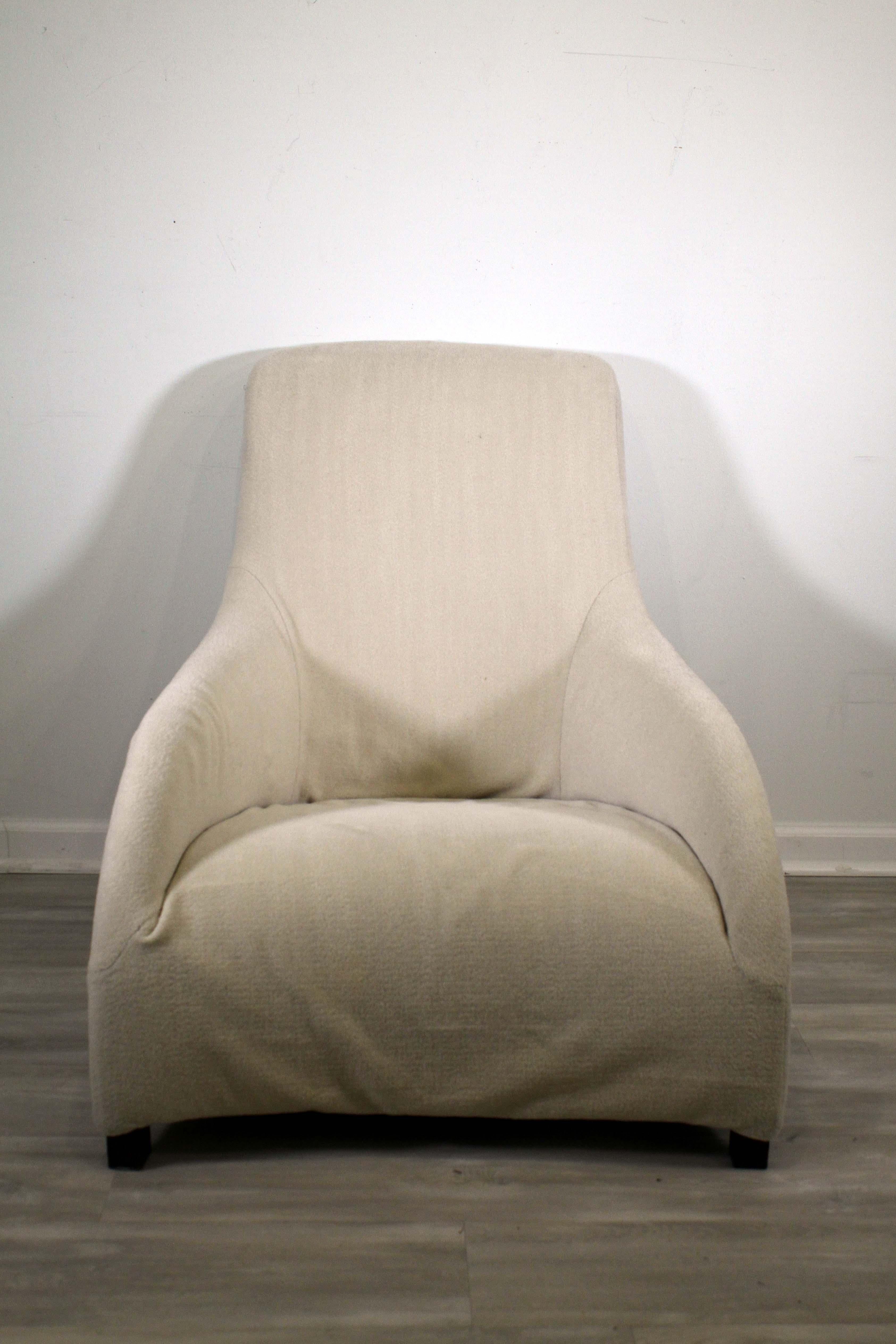 Mid Century Modern B&B Italia Kalos Antonio Citterio Chair and Ottoman ...