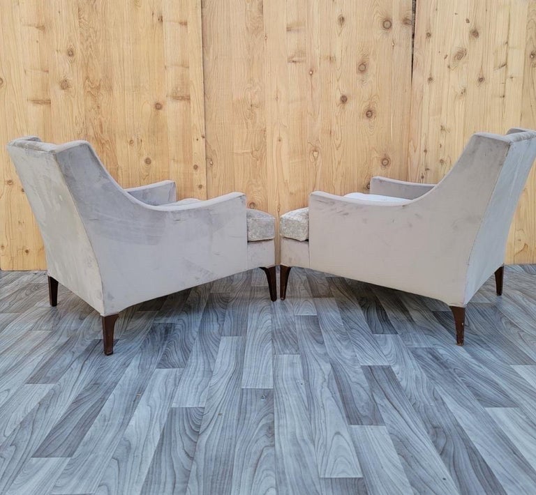 Mid Century Modern Ben Seibel Low Profile Club Chairs and Ottoman - Set ...