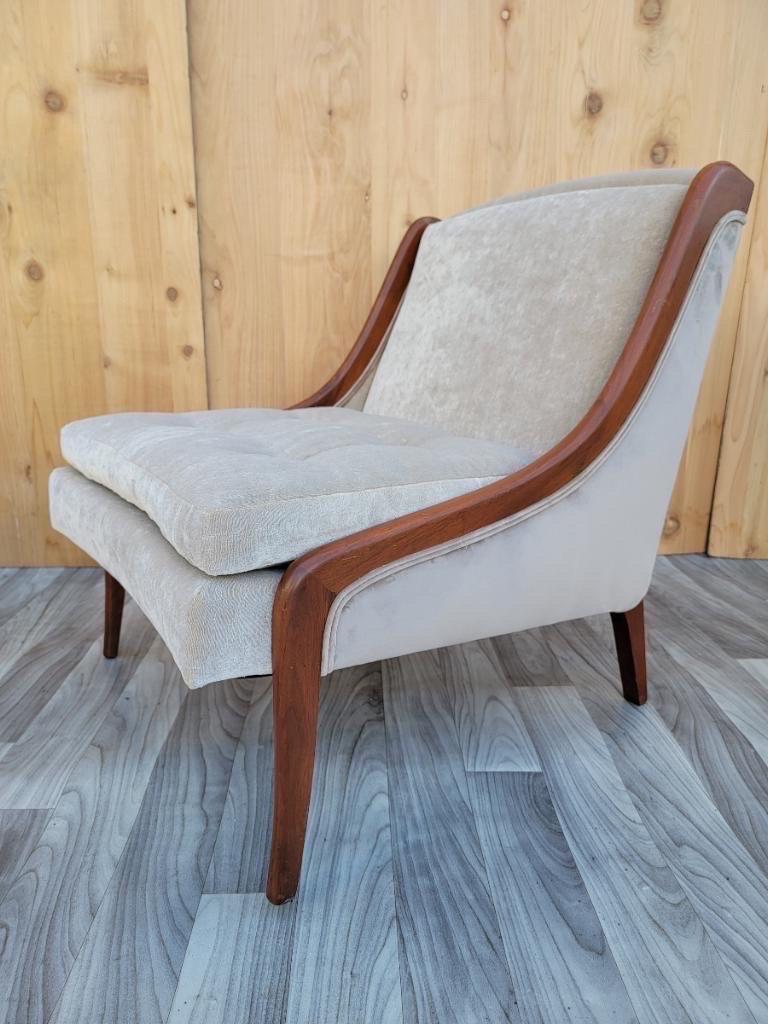 Mid-Century Modern Ben Seibel Slipper Chairs, Set of 3 For Sale at 1stDibs