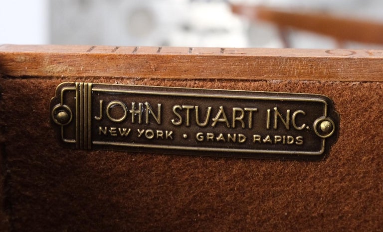 Mid-Century Modern Bi Level Long Credenza Server Dresser Cabinet ...