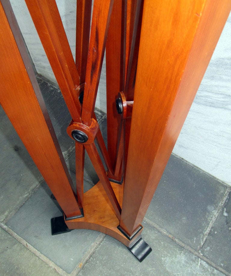 Mid-century Modern Biedermeier Style Pedestal Stands Pair For Sale at ...