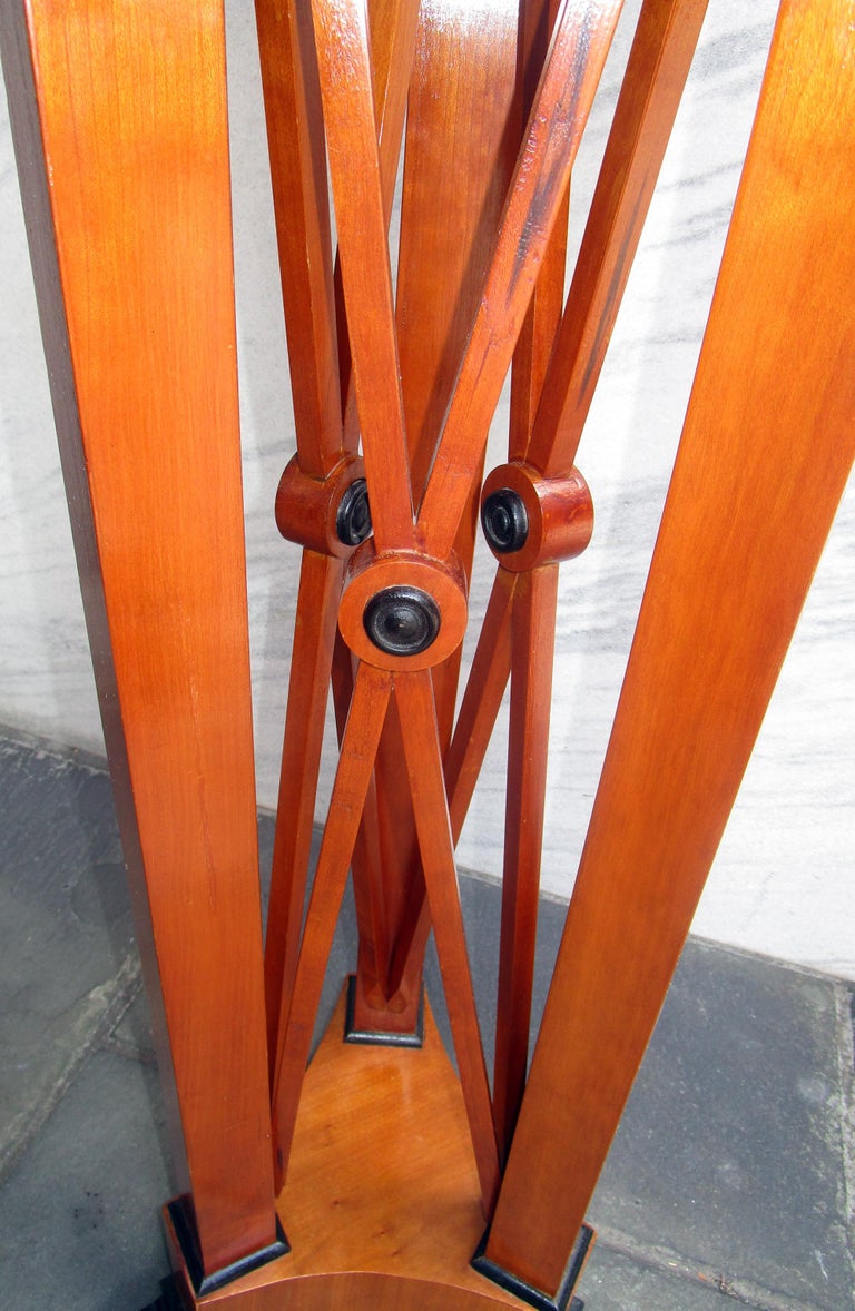 Mid-century Modern Biedermeier Style Pedestal Stands Pair For Sale at ...