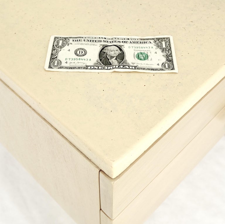 Mid-Century Modern Bleached Walnut Cork Tops Paul Frankl End Side ...