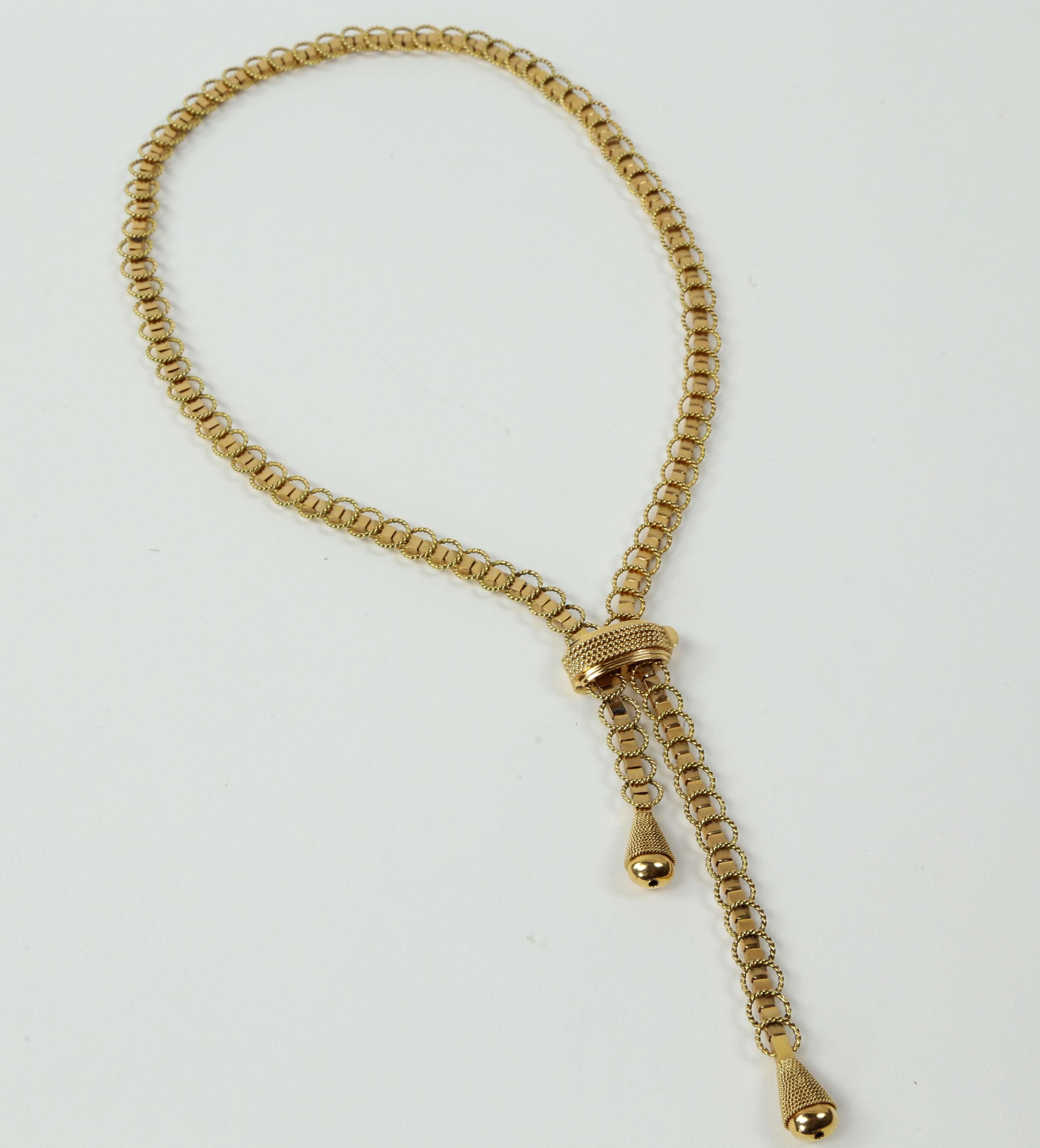 Mid-Century Modern Bolero Gold Heirloom Necklace For Sale at 1stDibs ...
