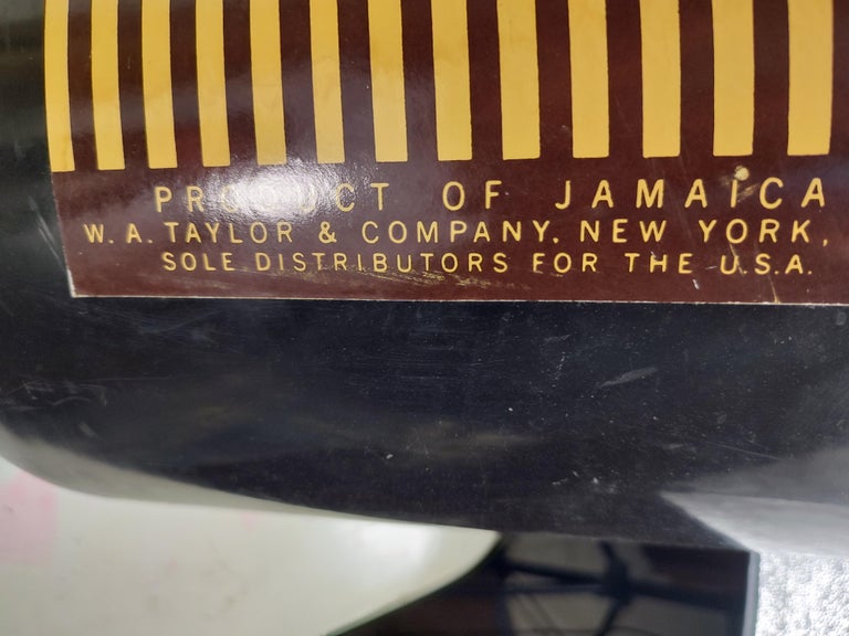 Mid-Century Modern Bottle Shaped Ice Bucket Tia Maria Advertising For ...