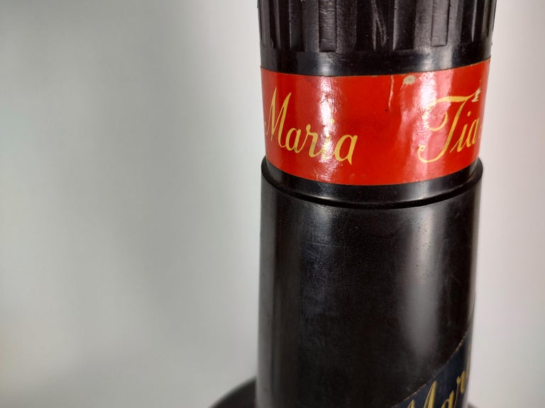 Mid-Century Modern Bottle Shaped Ice Bucket Tia Maria Advertising For ...