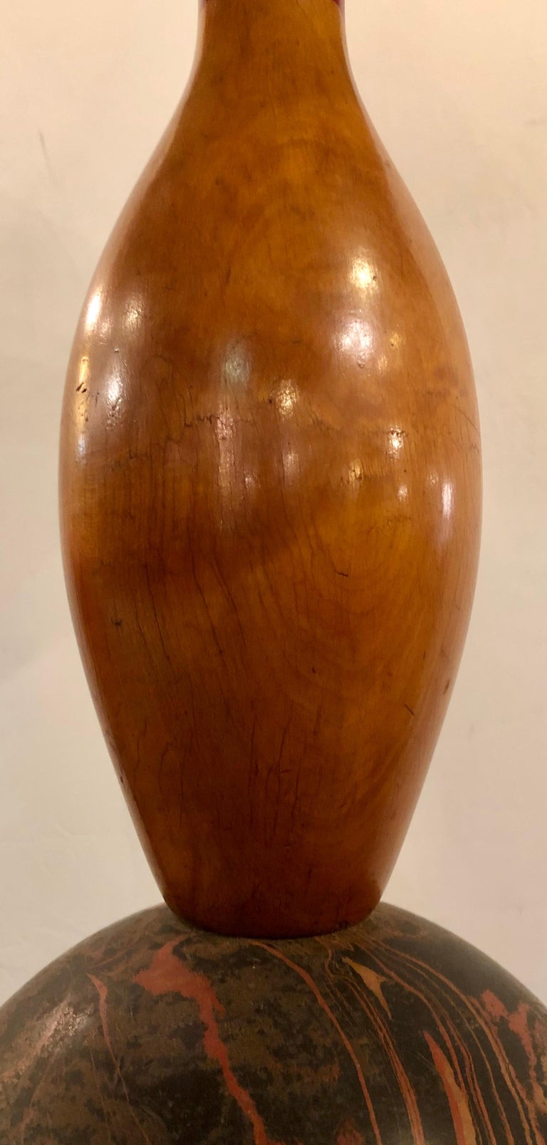 Mid-Century Modern Bowling Ball and Pin Mid-Century Modern Table Lamp ...